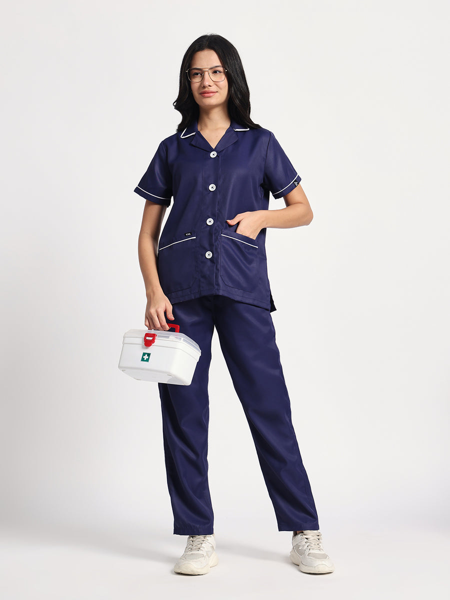 Women Staff Set (Indigo) – The Scrub Life